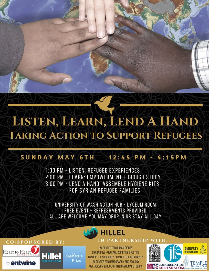 LISTEN, LEARN, LEND A HAND: SUPPORT REFUGEES - Jconnect