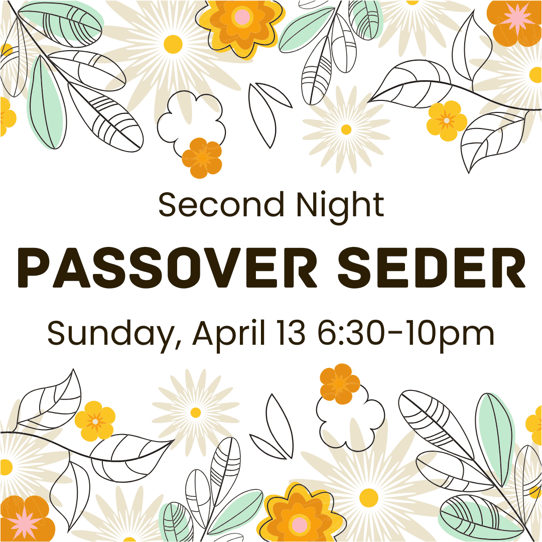 Second Night Passover Seder - Jconnect